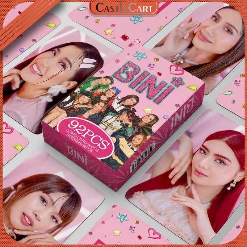 30/92pcs/box BINI CHERRY ON TOP Photocards Jollibee HORI7ON Album BINI ...