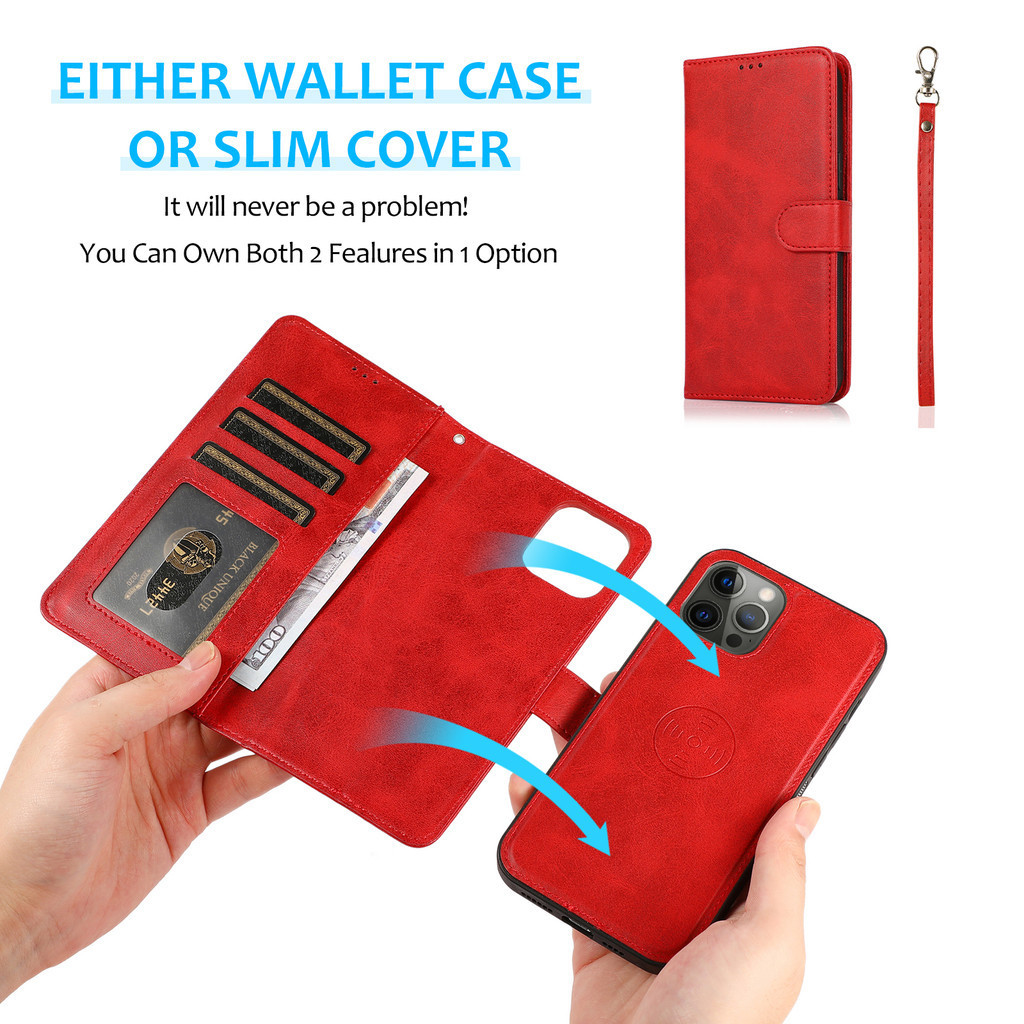 Luxury Flip Leather Wallet Phone Case With Lanyard For Samsung Galaxy S21 S22 S23 S24 PLUS S21 ...