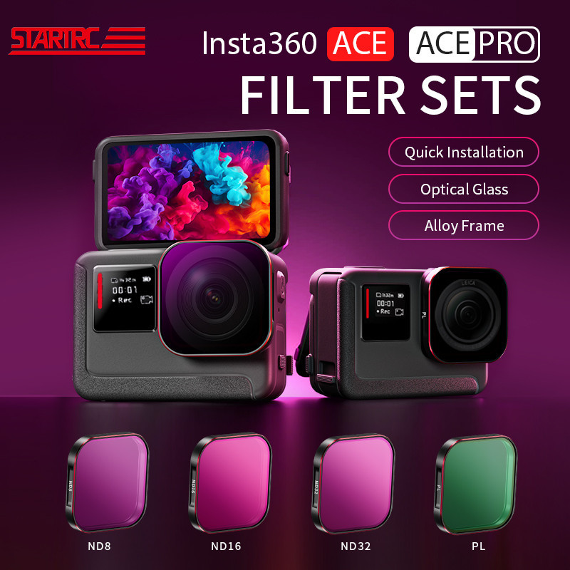 Suitable for Insta360 ACE PRO/ ACE PRO/ACE Filter Set ND8/ND16/ND32/CPL ...