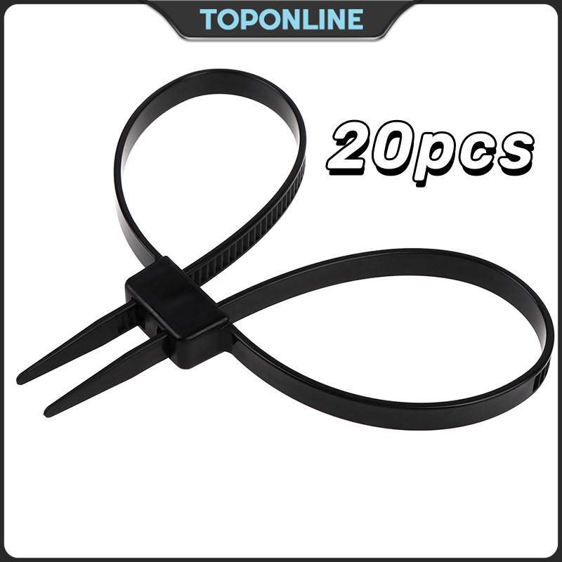 20pcs 12x700mm Plastic Handcuffs Cable Tie Double Flex Cuff Zip Tie ...