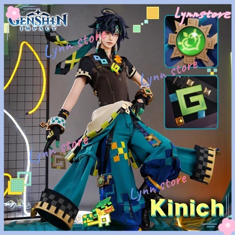 Natlan Dendro KINICH Cosplay Costume GENSHIN IMPACT Cosplay Uniforms ...