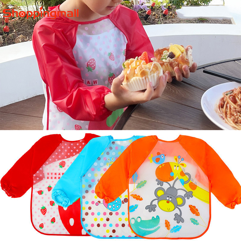 Cute Kids Chef Apron Sets / Child Cooking Painting Waterproof Aprons ...