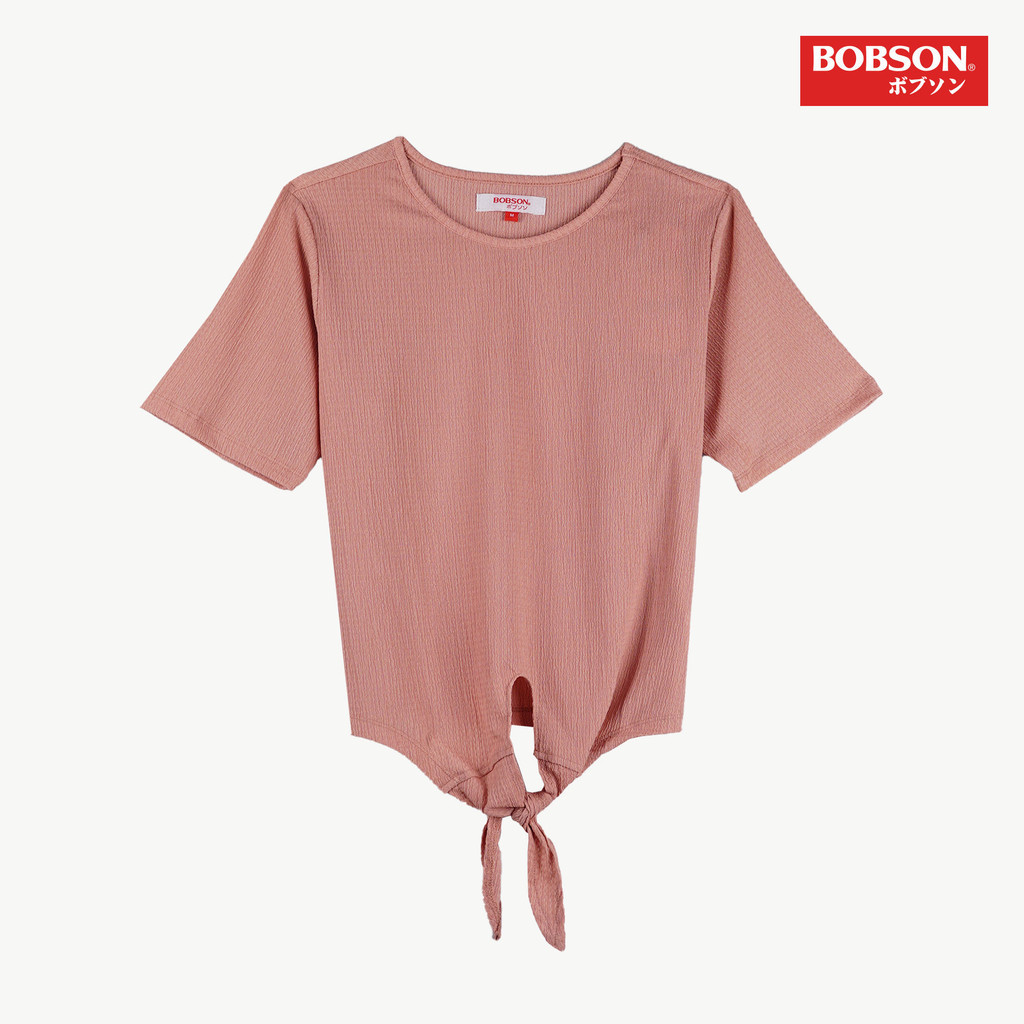 Bobson Japanese Ladies Basic Tees Boxy Fit 157607-U (Old Rose) | Shopee ...