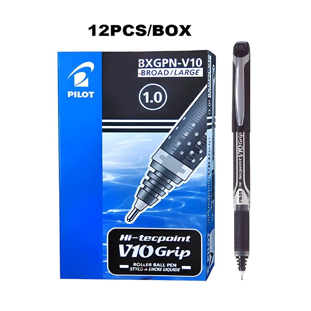 Pilot Hi-Techpoint BXGPN-V10 Ballpen 1.0mm | 12pcs | Shopee Philippines