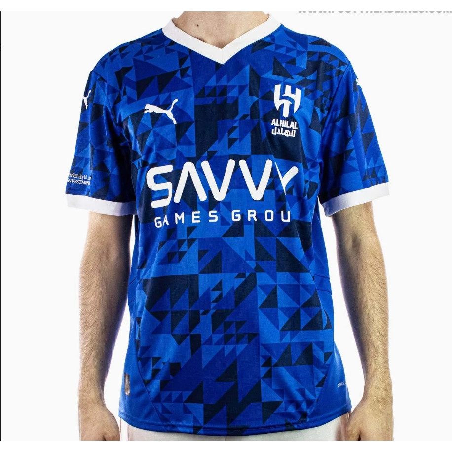 2024 2025 Al Hilal Saudi FC Home Replica Jersey Men Football Shirts ...