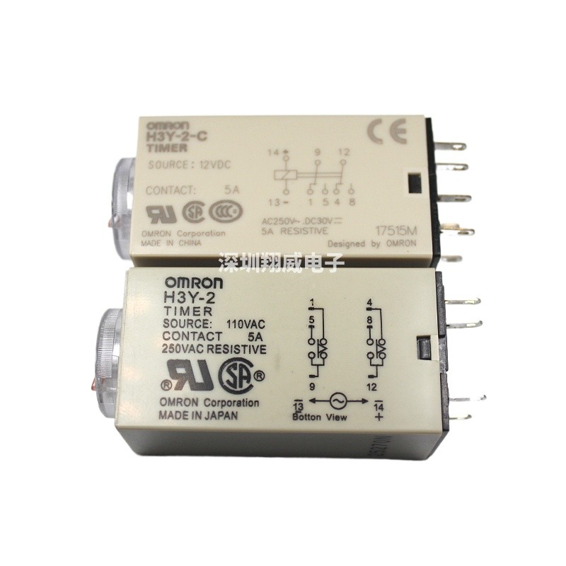 Omron time relay H3Y-2-TIMER H3Y-2-C H3Y-4-TIMER H3Y-4-C series | Shopee Philippines