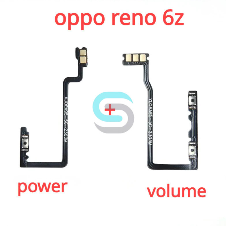 Power Volume Flex Cable For OPPO reno 6z 5G On OFF Power Volume Button ...