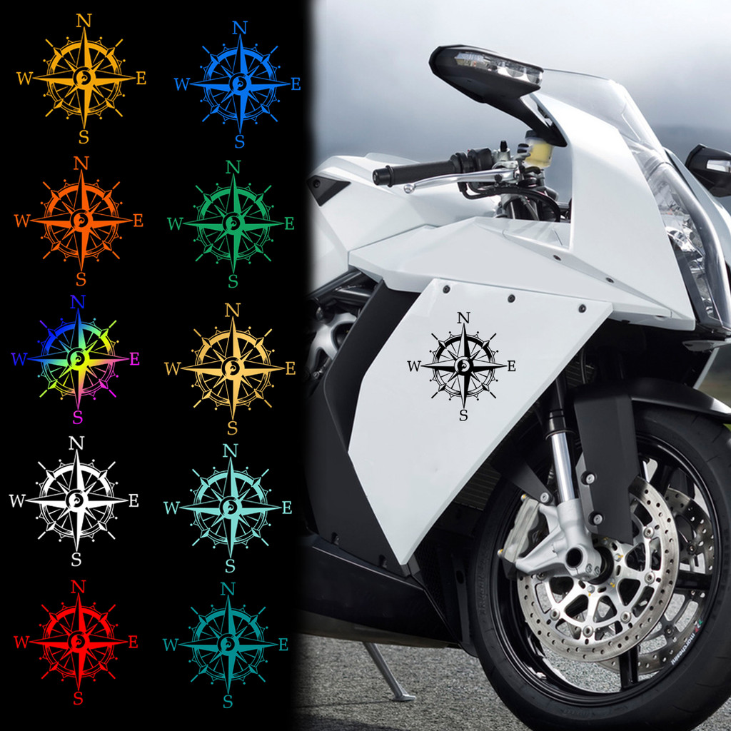 13 Color / Compass Reflective Sticker Car Styling Rear Windshield ...