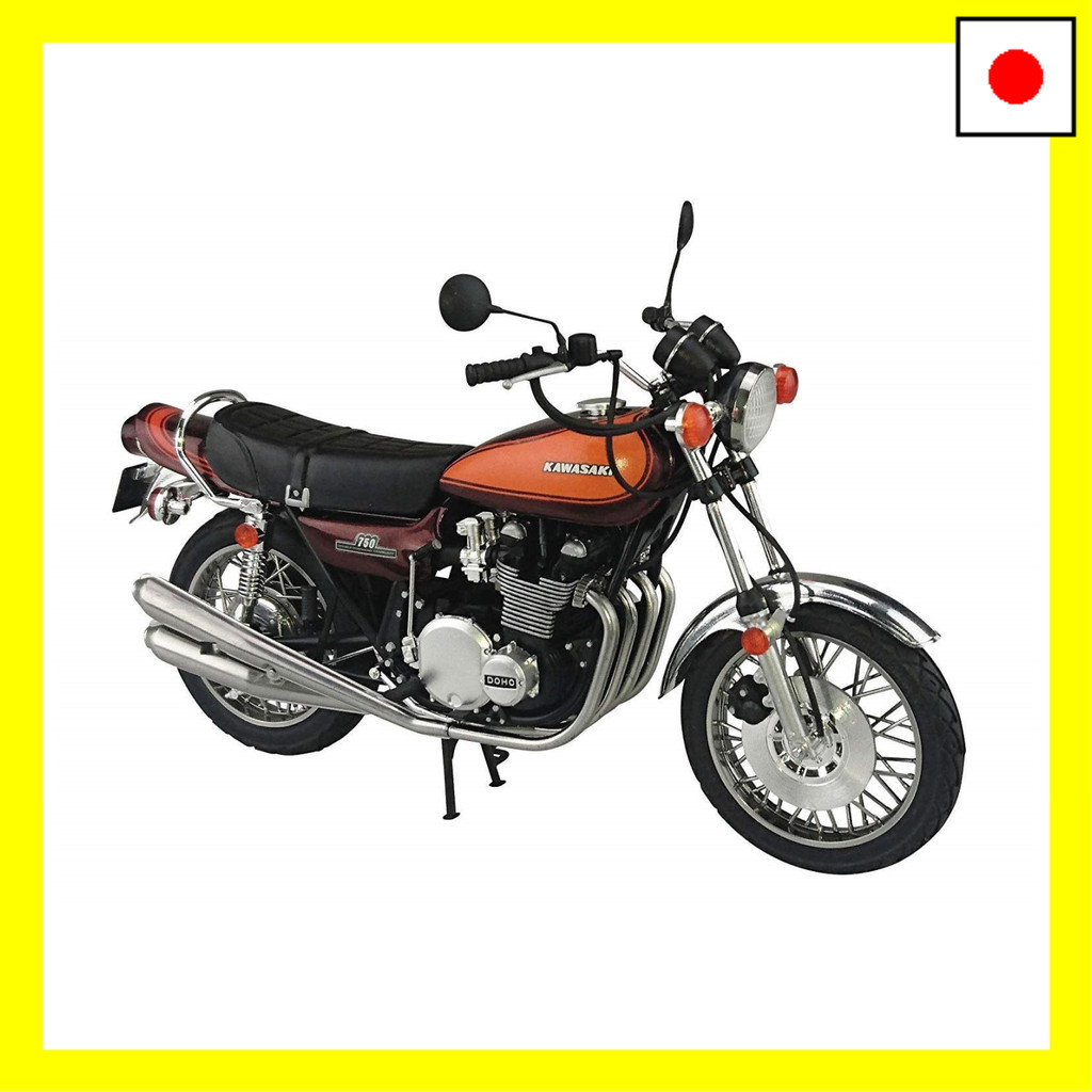 Aoshima Bunka Kyozaisha 1/12 Bike Series No.2 Kawasaki 750 Roadster ZII Plastic Model | Shopee ...