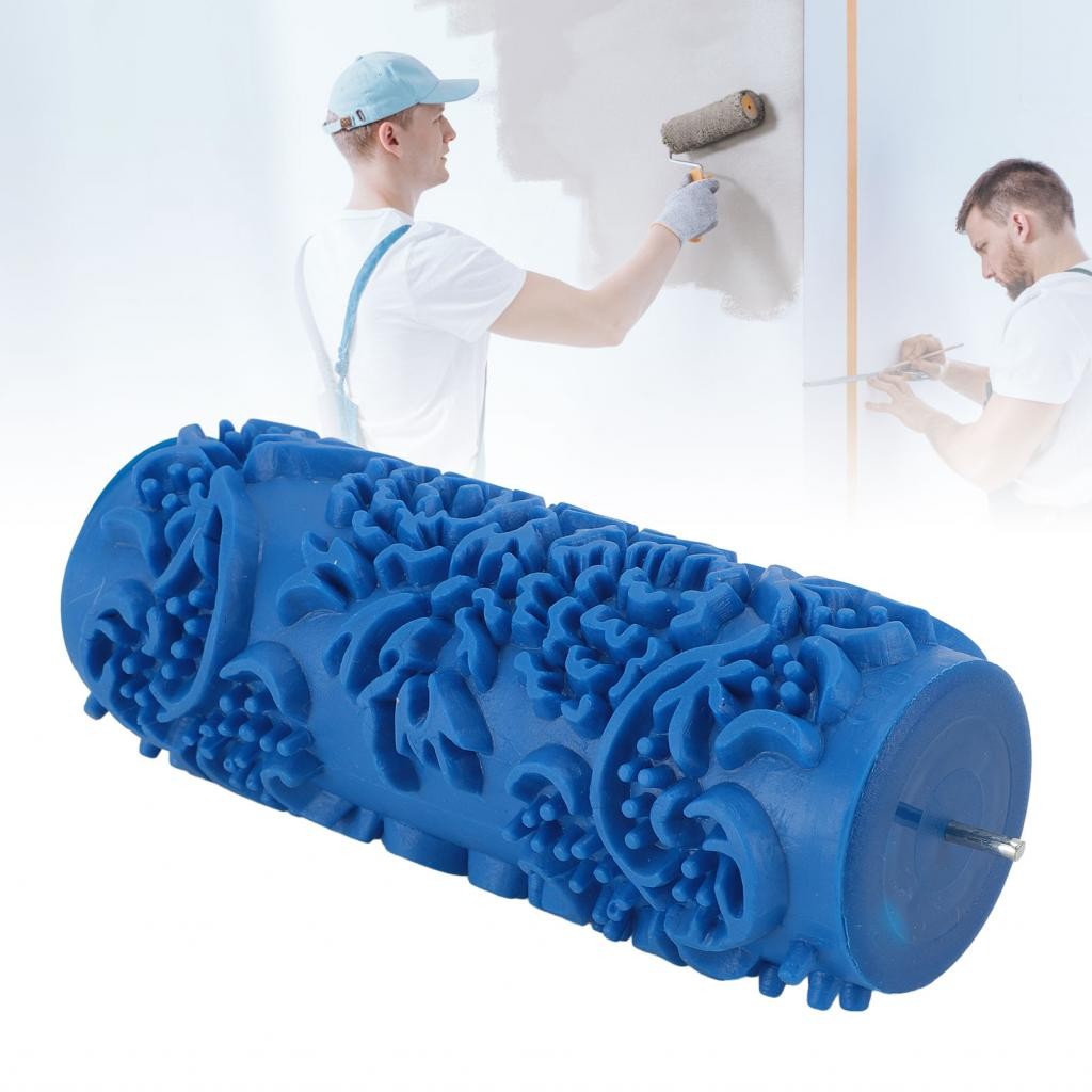 Buybest1 Texture Rubber Roller Patterned Paint 090Y 5 inch for Home ...