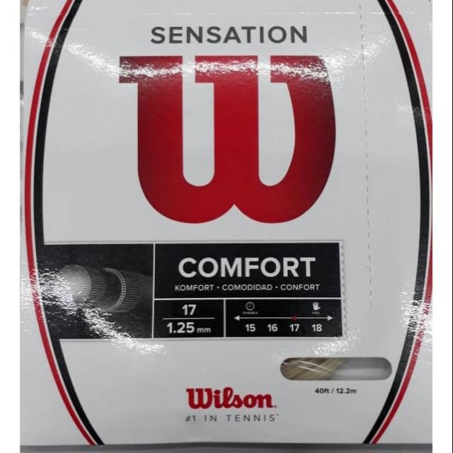 Wilson SENSATION COMFORT 17 Tennis String - ORIGINAL | Shopee Philippines