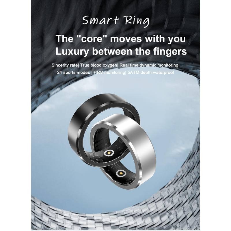S2 New Smart Ring Heart Rate Blood Oxygen Sleep Monitoring Tracking ...