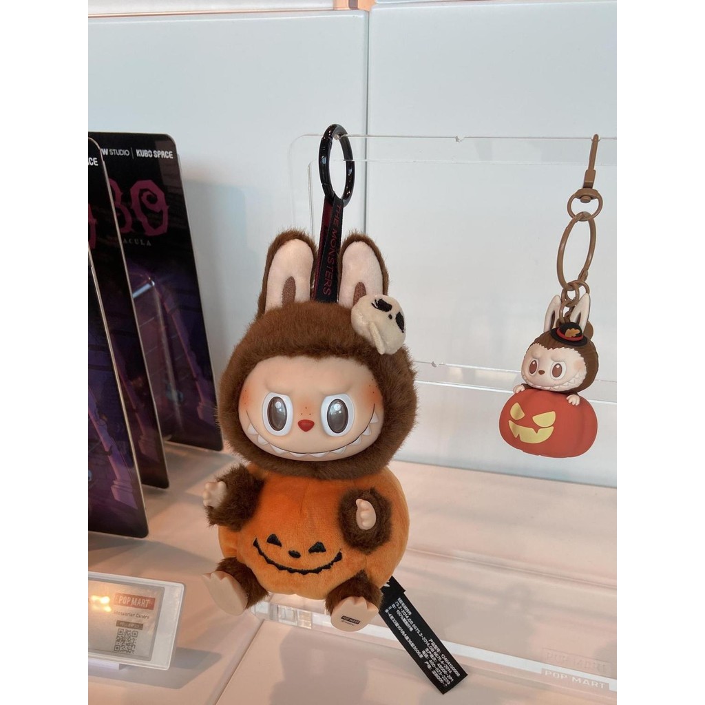 Popmart POPMART Halloween Vinyl Pumpkin Monster Carnival LABUBU Plush ...