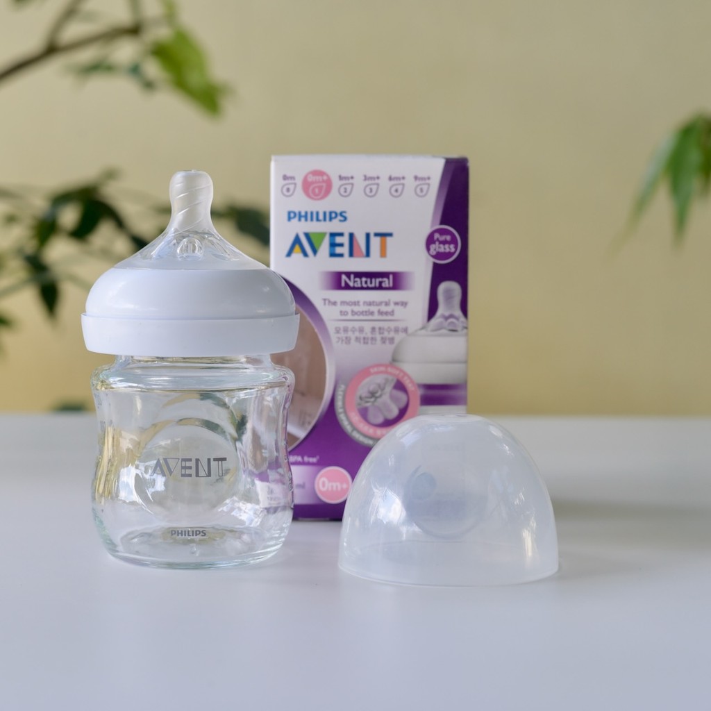Philips Avent SCF671/13 glass milk bottle - 120ml | Shopee Philippines