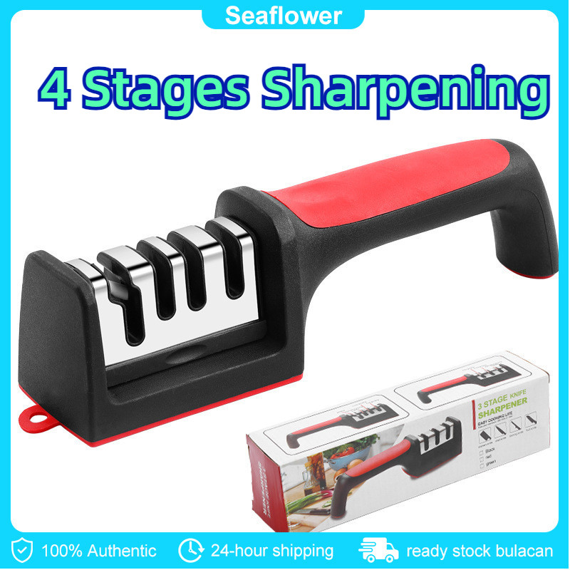 Four-stage quick sharpener Portable Kitchen Knife Sharpener 4 Stages ...