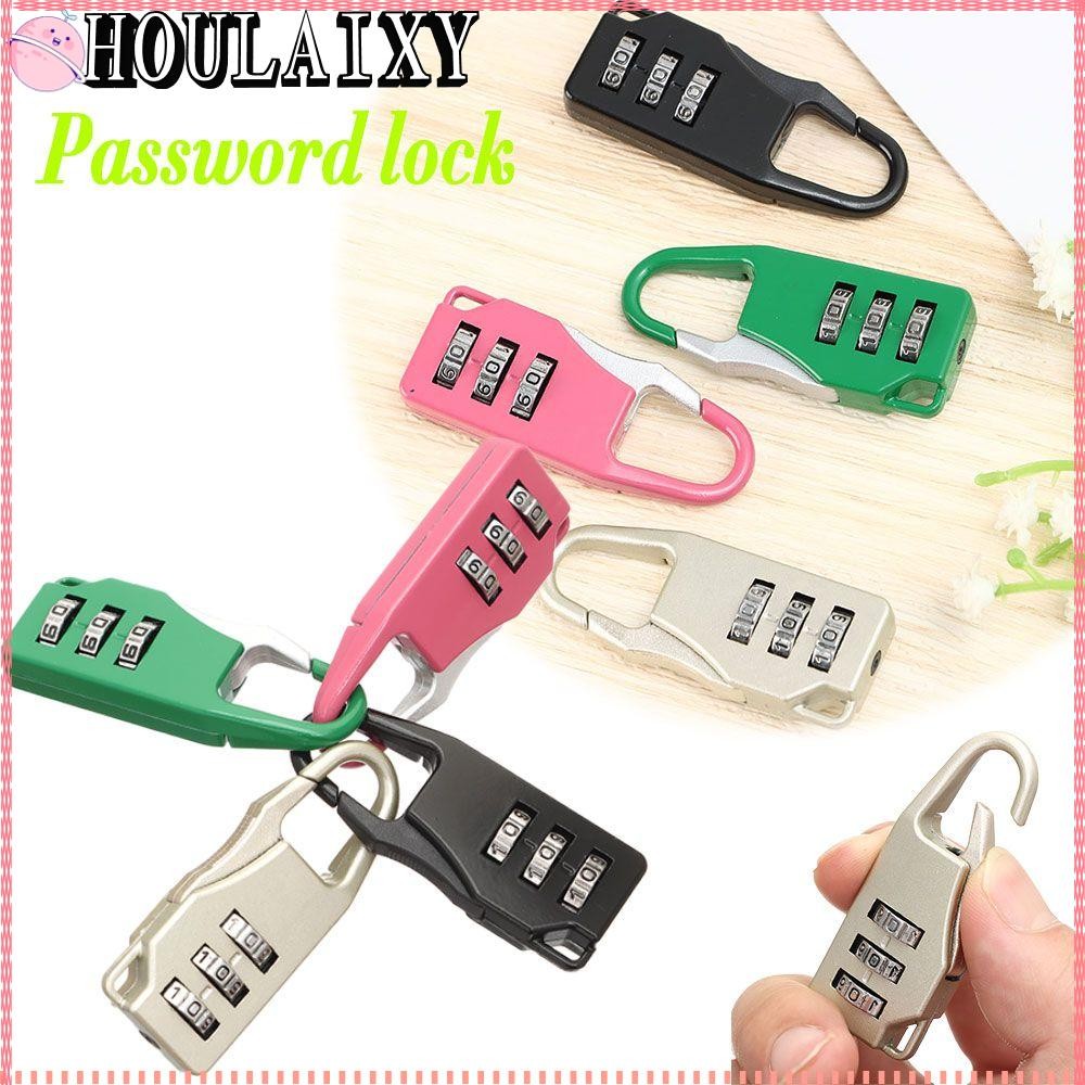 HOULAIXY Password Locks Code Backpack Baggage Zipper Padlock | Shopee ...