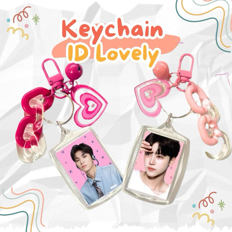 Wordgift [CAN REQ ID PHOTO] MINI LOVELY KEYCHAIN ID PHOTO KPOP IDOL ...