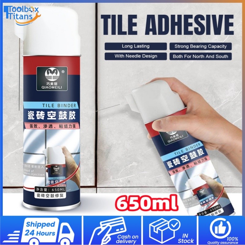 650ml Floor Tile Adhesive Repair Glue with Needle Design Waterproof ...