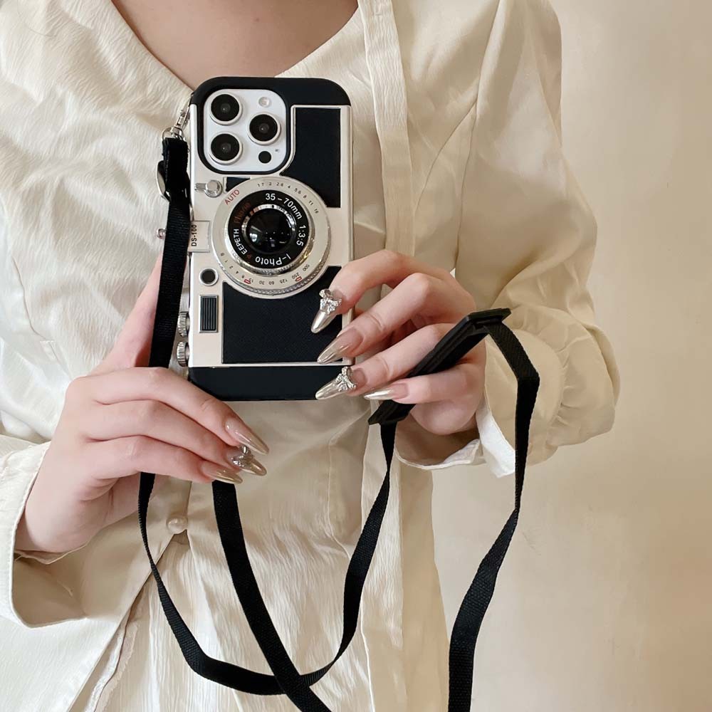 【READY】16ProMax 15ProMax Emily in Paris Phone Case 3D Retro Camera Gard ...