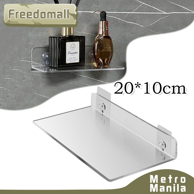 Acrylic Clear Wall Shelf Small Clear Shelf Floag Shelves Hanging ...