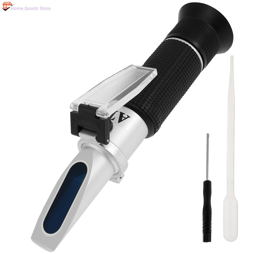 Brix Refractometer with ATC Handheld Honey Refractometer Accurate Brix ...