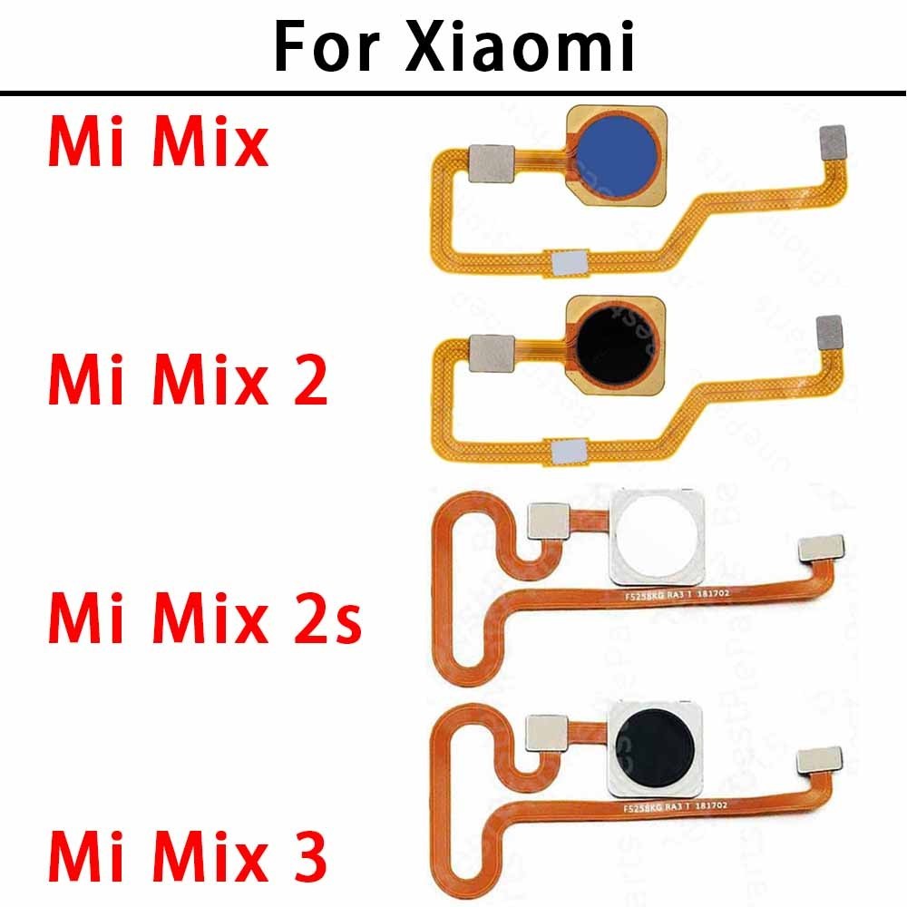 Original Fingerprint For Xiaomi Mi Mix Mix2 Mix2s Mix3 Finger print sensor Replacement Spare ...