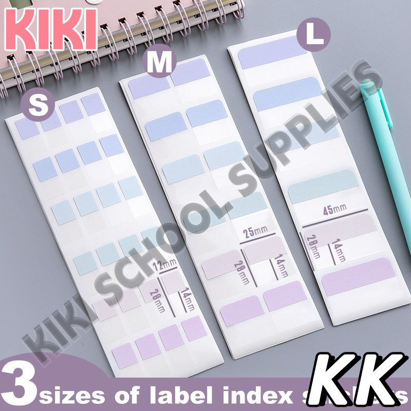 KK Morandi Color Index label sticker notes loose-leaf index Markers ...