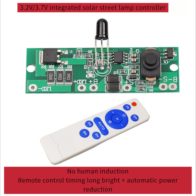 Remote Control Long Bright Automatic Power down 3.2v3.7v Solar Street ...