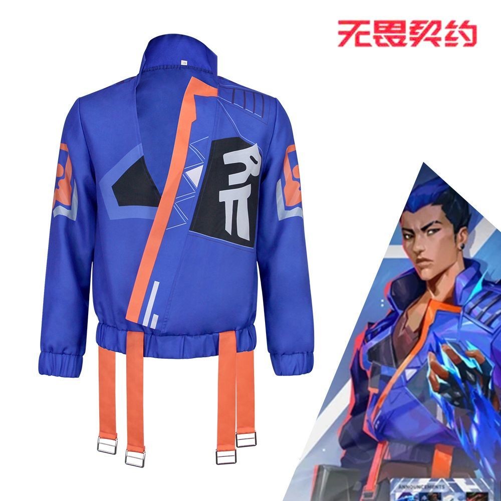 Fearless Contract Valorantcosplay Costume Valorant Yoru Game Character ...