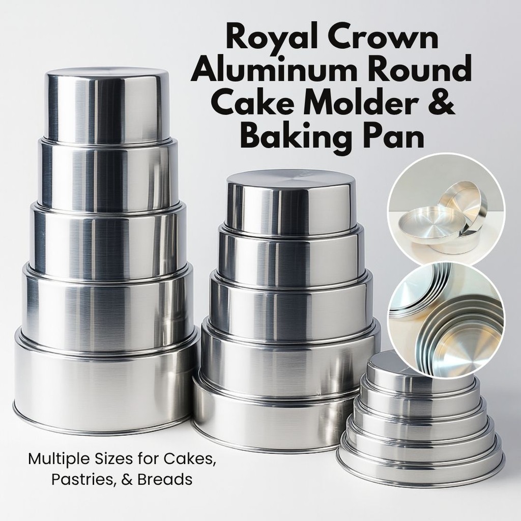 Winspire Royal Crown Aluminum Round Cake Molder – Heavy-Duty Baking Pan ...