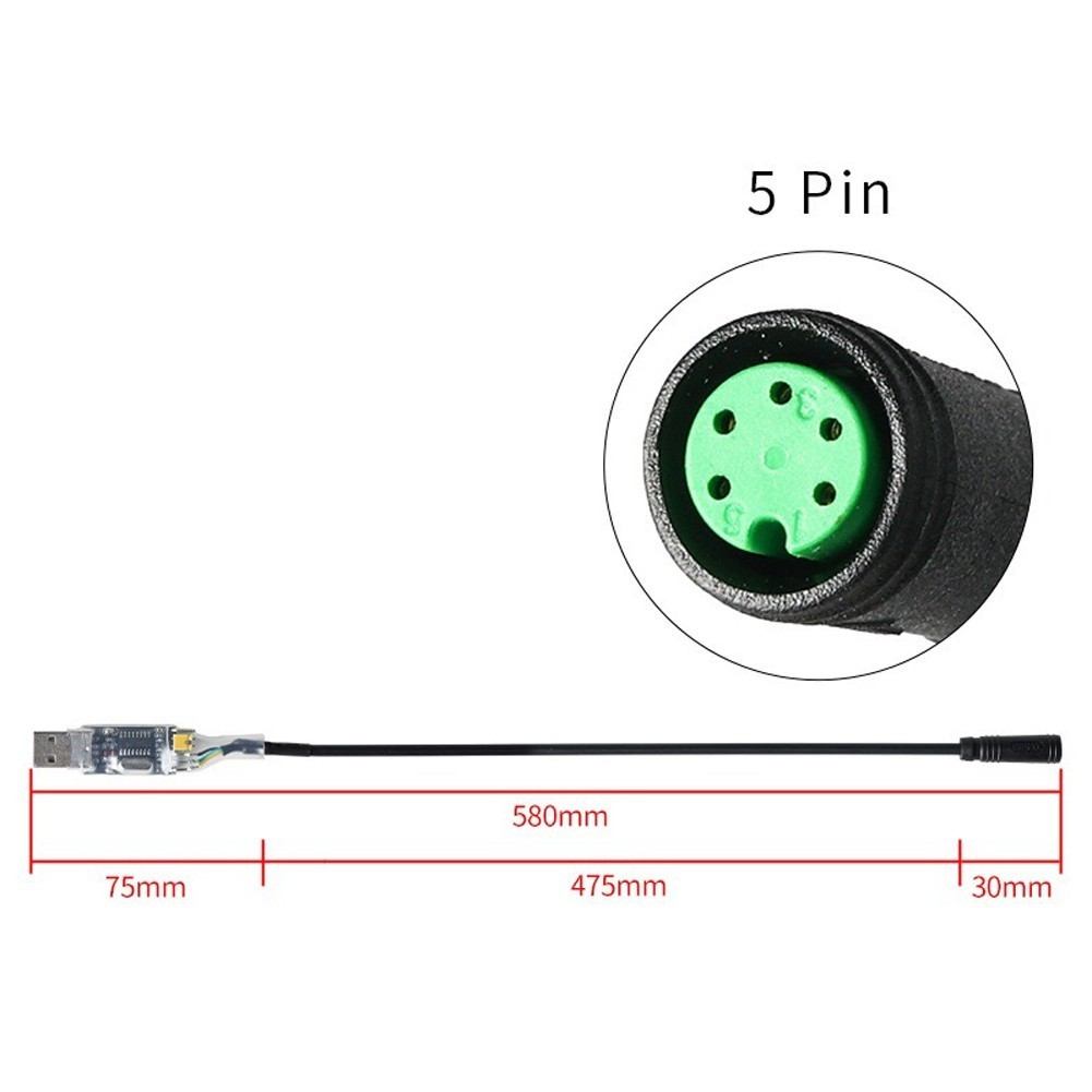 for bafang programming cable mid-mount motor kit connects PC motor ...