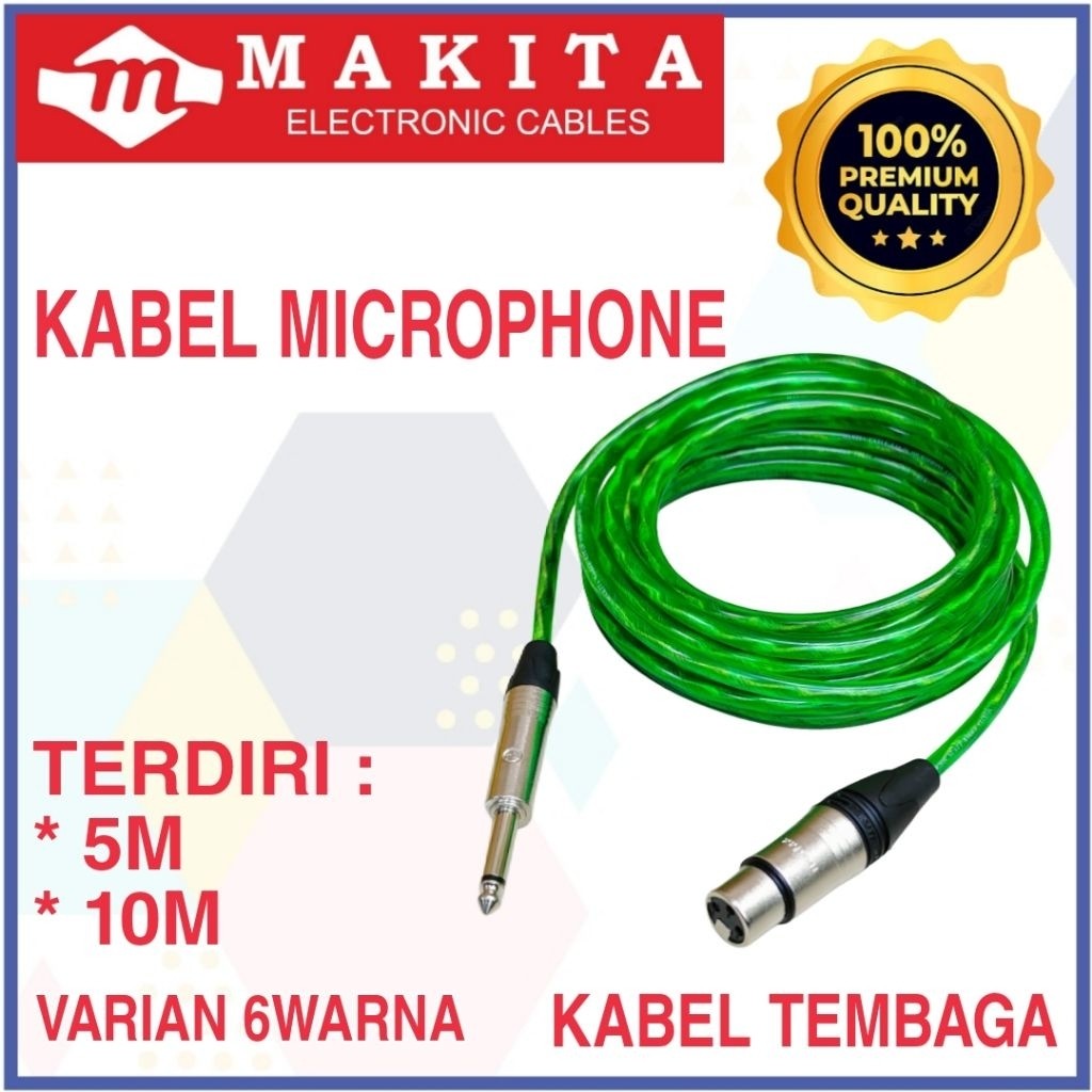 Mic Cable - Microphone Cable - Makita Mic Cable + Mic Jack 10M 20M ...