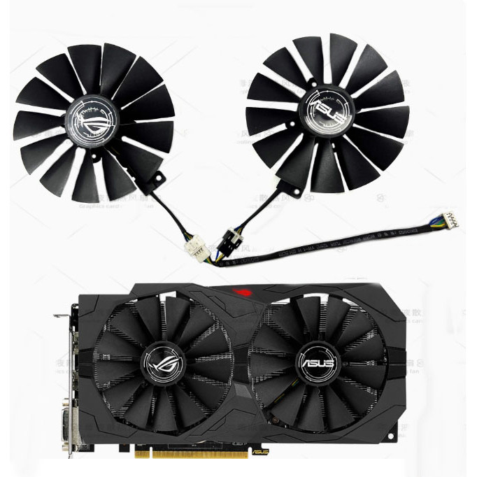 ASUS/ASUS GTX1050 1050ti RX470 570 Raptor ROG STRIX Graphics Fan ...
