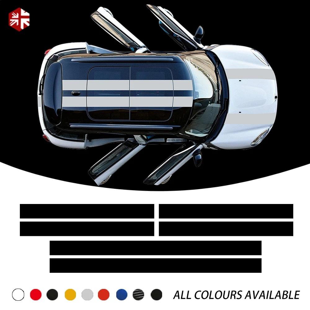 Car Hood Decal Racing Bonnet Stripe Engine Cover Trunk Rear Body Kit ...