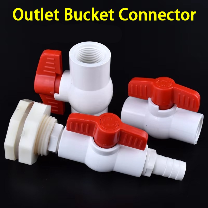 1/2" Aquarium Outlet Bucket Connector Water Tank Adapter Tank Joints ...