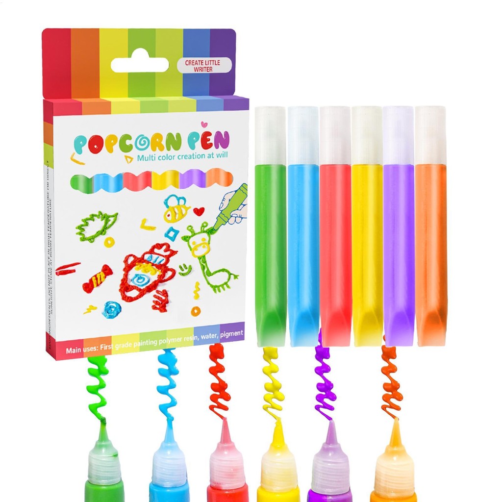 Magic Drawing Pens 3D Kids Magic Color Drawing Paint Pen Washable Funny ...