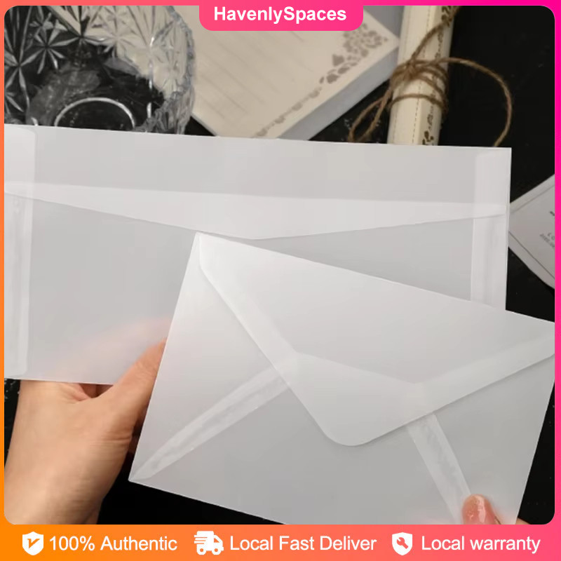 10PCS Transparent Envelope 5R 4R for Wedding Invitations Postcard ...