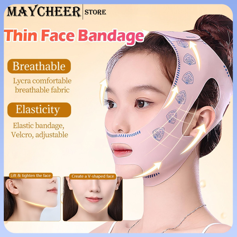 Face Bandage V Shape Shaper Lifting Mask Anti Wrinkle Strap Sleeping ...