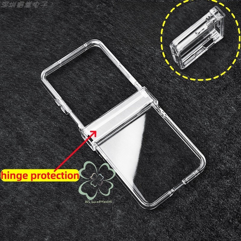 Hinge Protection Clear Hard PC Case for Motorola Razr 60 50 Ultra ...