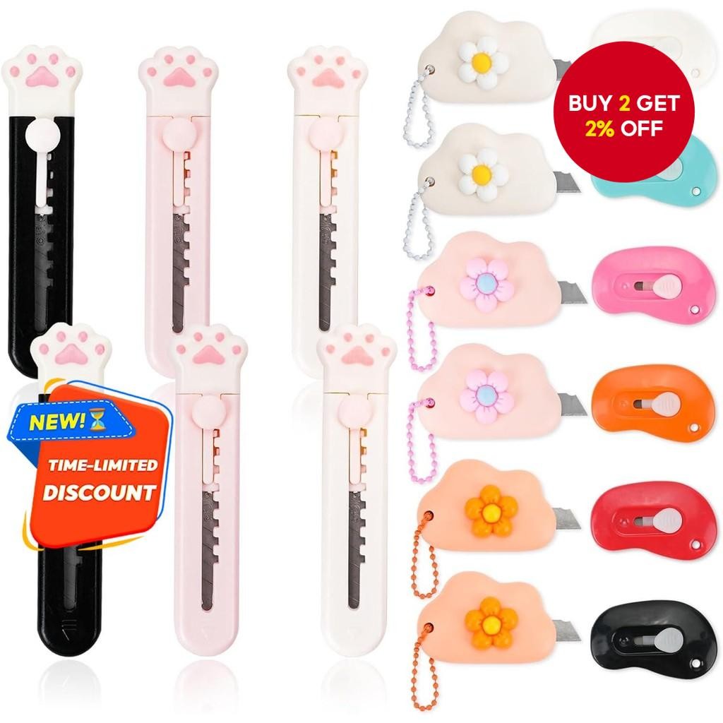 Cute Shaped Utility Knife | Cartoon Mini Portable Retractable Cutter ...