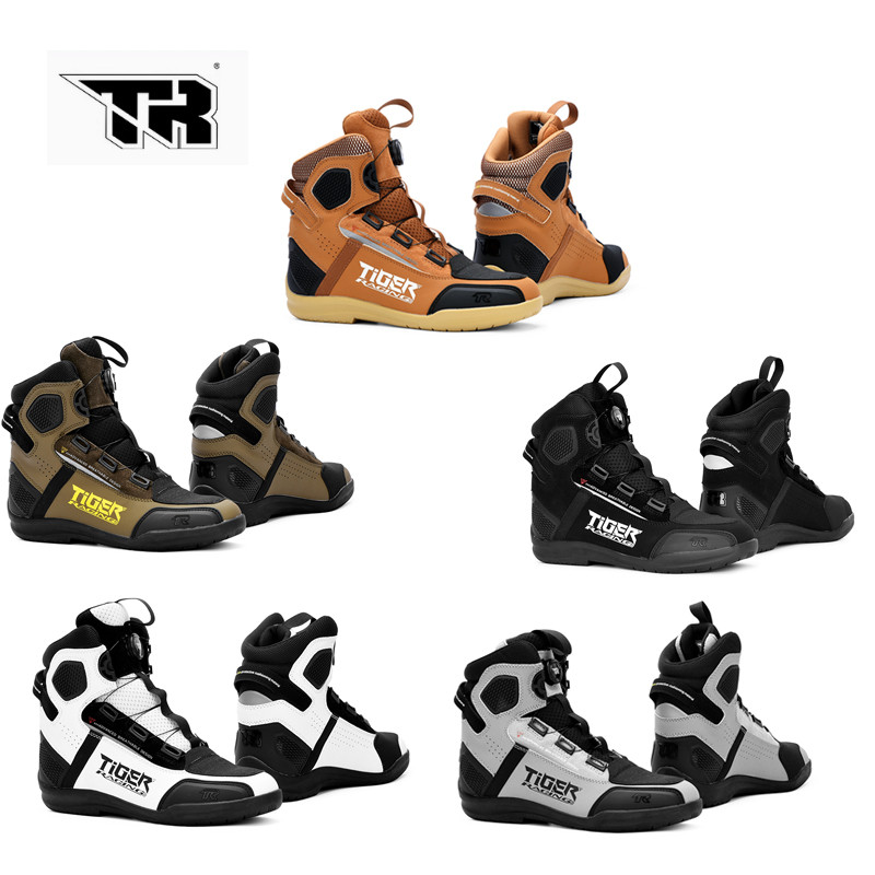 TR-R1 Four Seasons Motorcycle Riding Shoes Men's Anti Drop Reflective ...