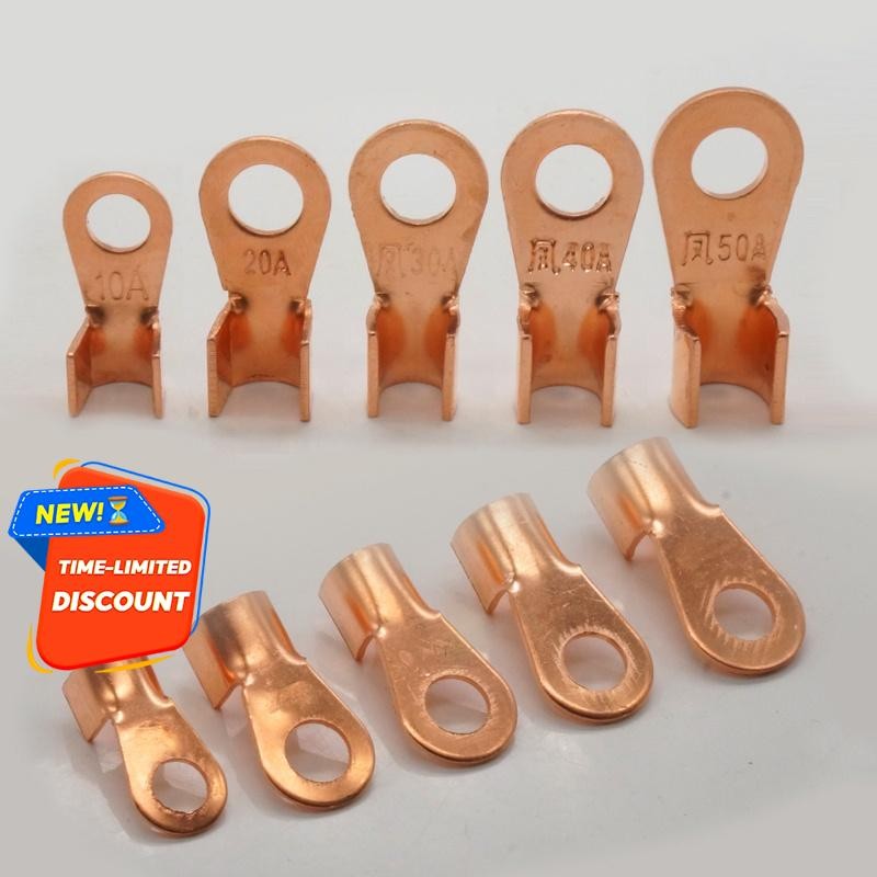 10 Pieces OT Type Copper Open Connecting Nose Cable Connectors ...