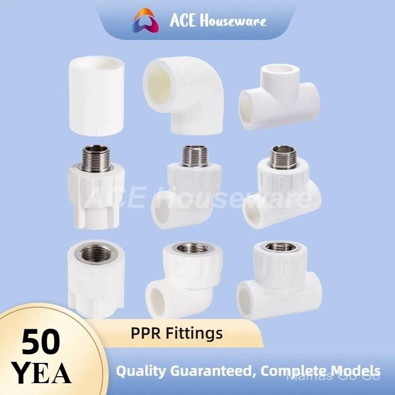 PPR Fittings Wholesale 1/2-3/4-1Inch PPR Male PPR Female PPR Elbow PPR ...