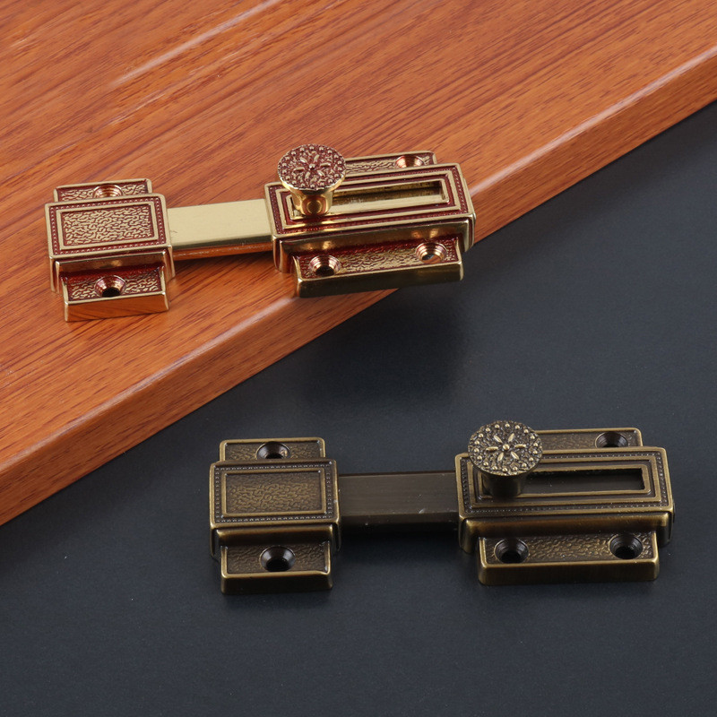 Pure Copper Invisible Door Latch Wooden Door Metal Door Latch Lock ...