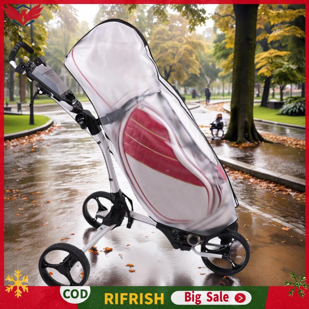 [Rifrish.ph] PVC Golf Bag Rain Cover Transparent Dustproof Clear Golf ...