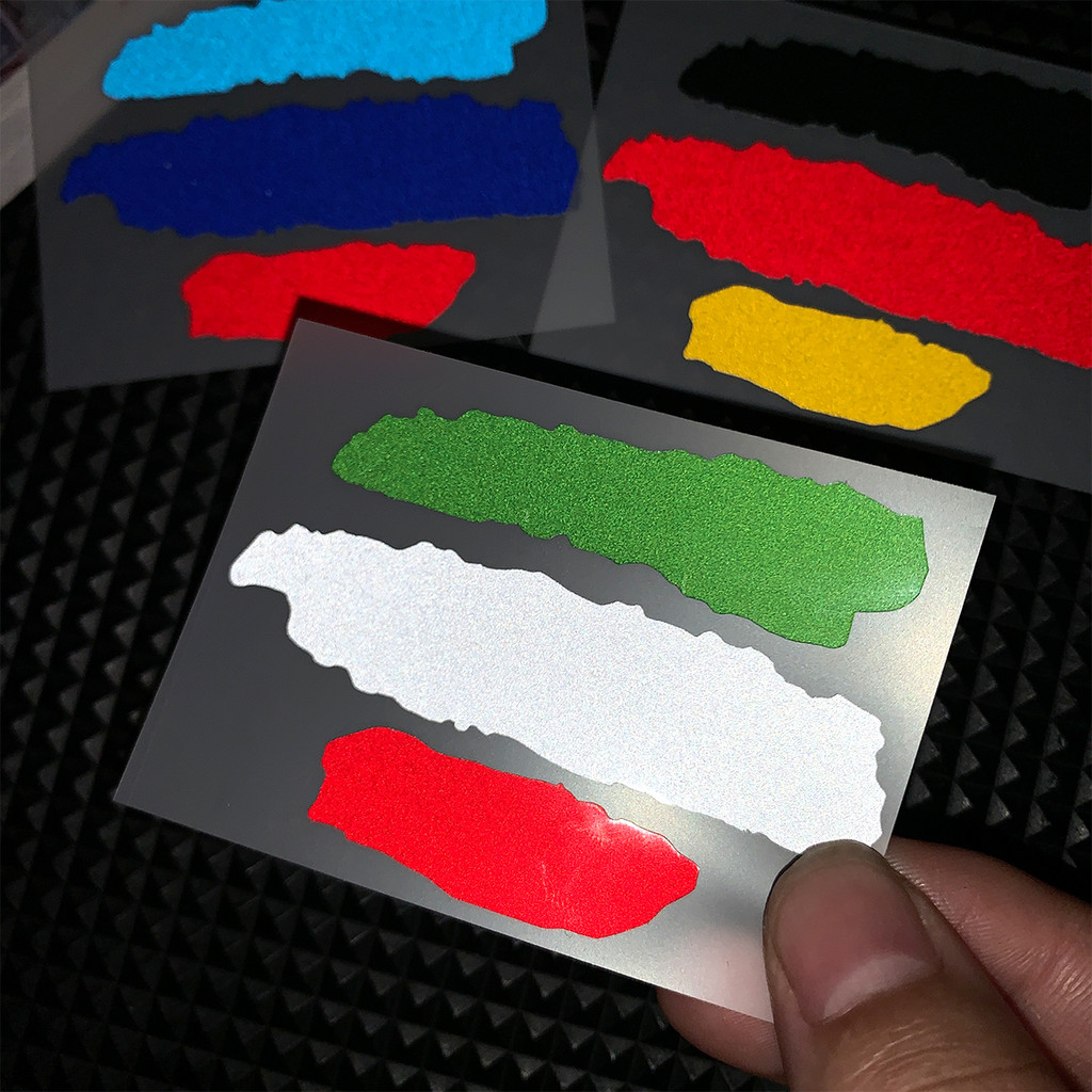 Modified Flag Symbol Logo Vinyl Glossy Car Accessories Sticker Vehicle ...