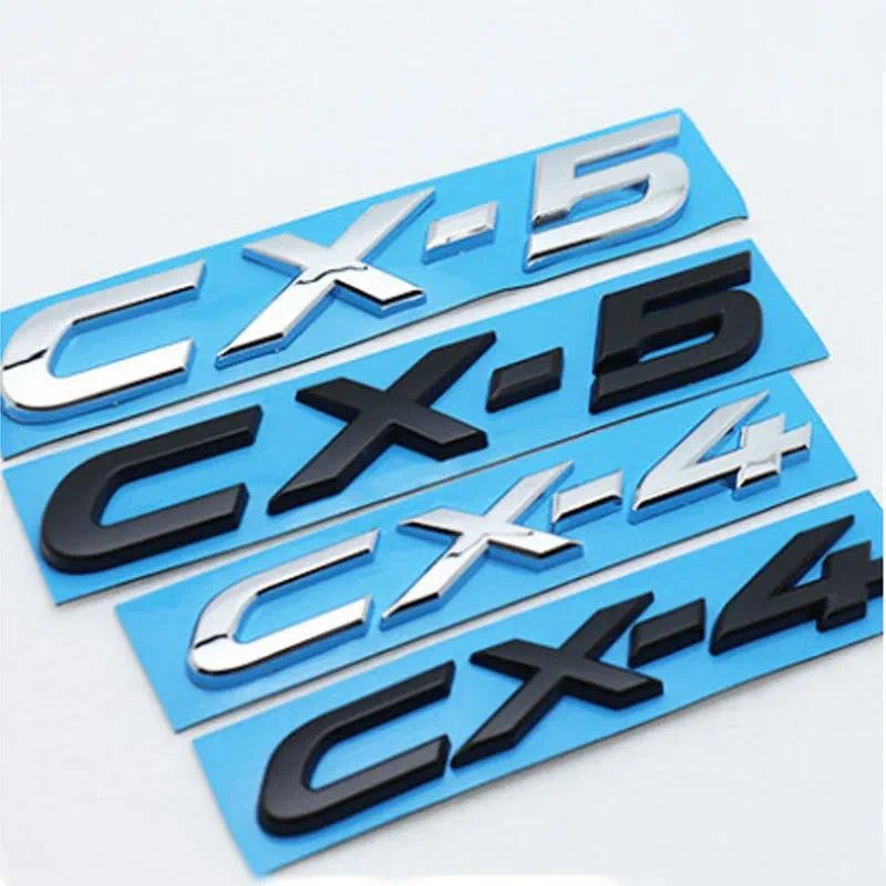 CX-4 CX-5 CX-7 CH-R letter emblem car stickers for Mazda new logo CX4 CX5 CX7 CHR rear boot ...