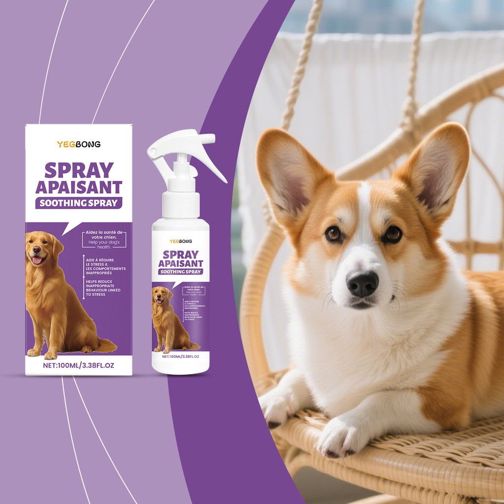 100ml Dog care spray, gentle ingredients, refreshing care for pets. For ...
