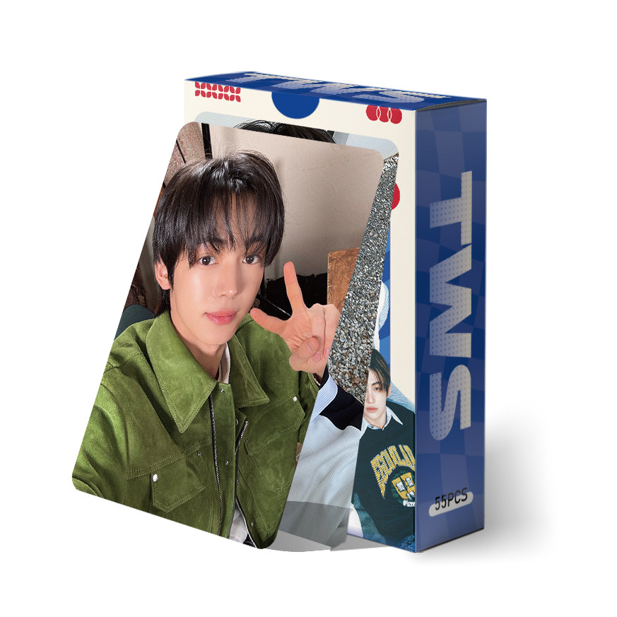 6-55pcs TWS Holographic Laser Lomo Cards SUMMER BEAT Sparkling Blue ...