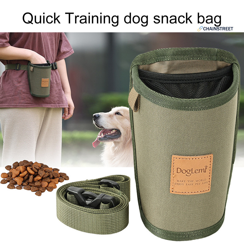 CHE-Dog Treat Pouch Large Capacity Quick Feeding Elastic Opening Pack ...